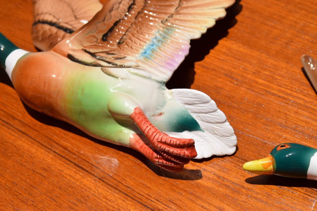 Set of Three Ceramic Flying Ducks - Structured Rebellion