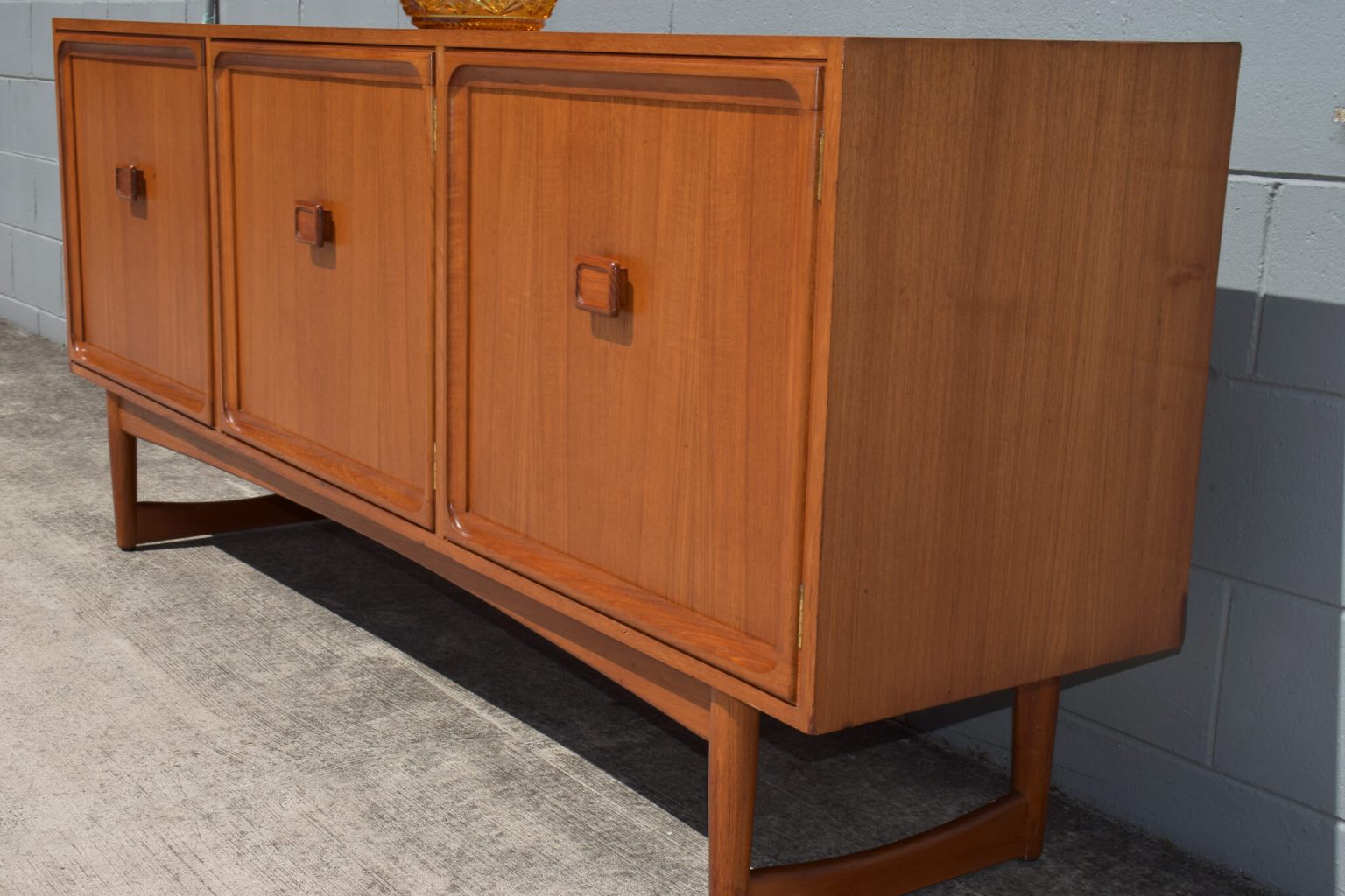 Parker Sleigh Leg Sideboard (Circa 1970s) - Structured Rebellion