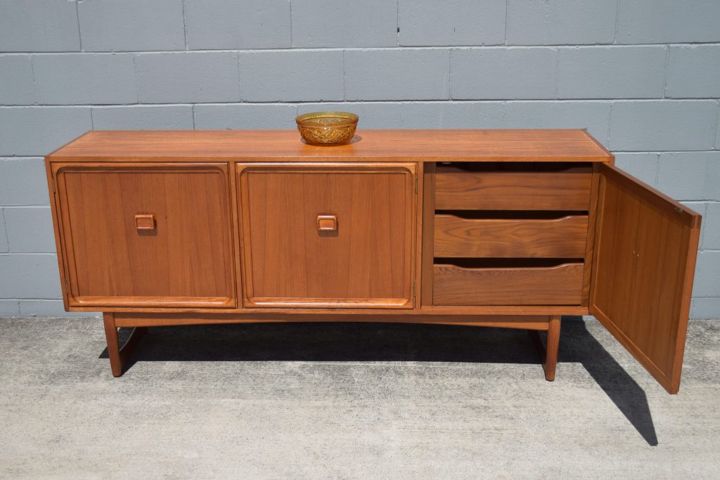 Parker Sleigh Leg Sideboard (Circa 1970s) - Structured Rebellion