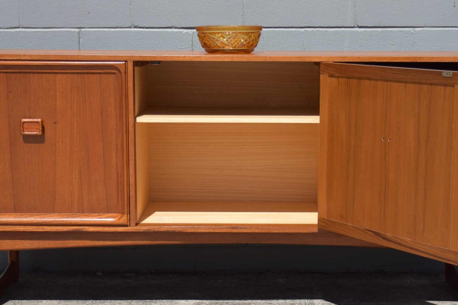 Parker Sleigh Leg Sideboard (Circa 1970s) - Structured Rebellion